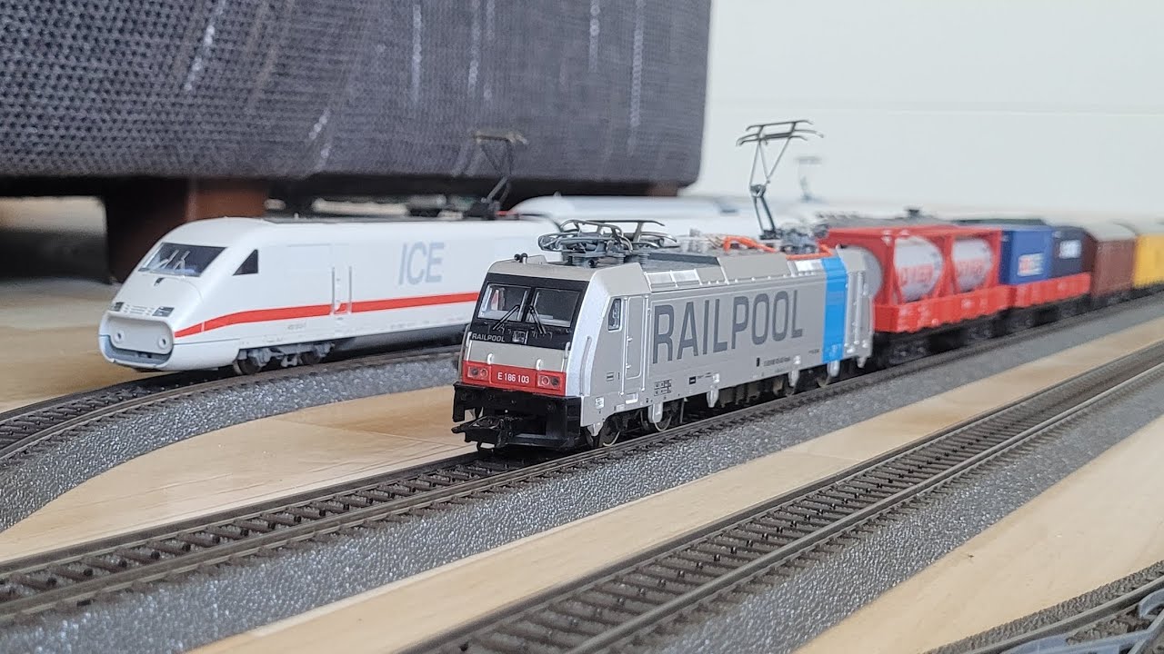 Märklin ICE 2/ Br146 und E186 #4k60fps #marklin #kleinanzeigen - YouTube