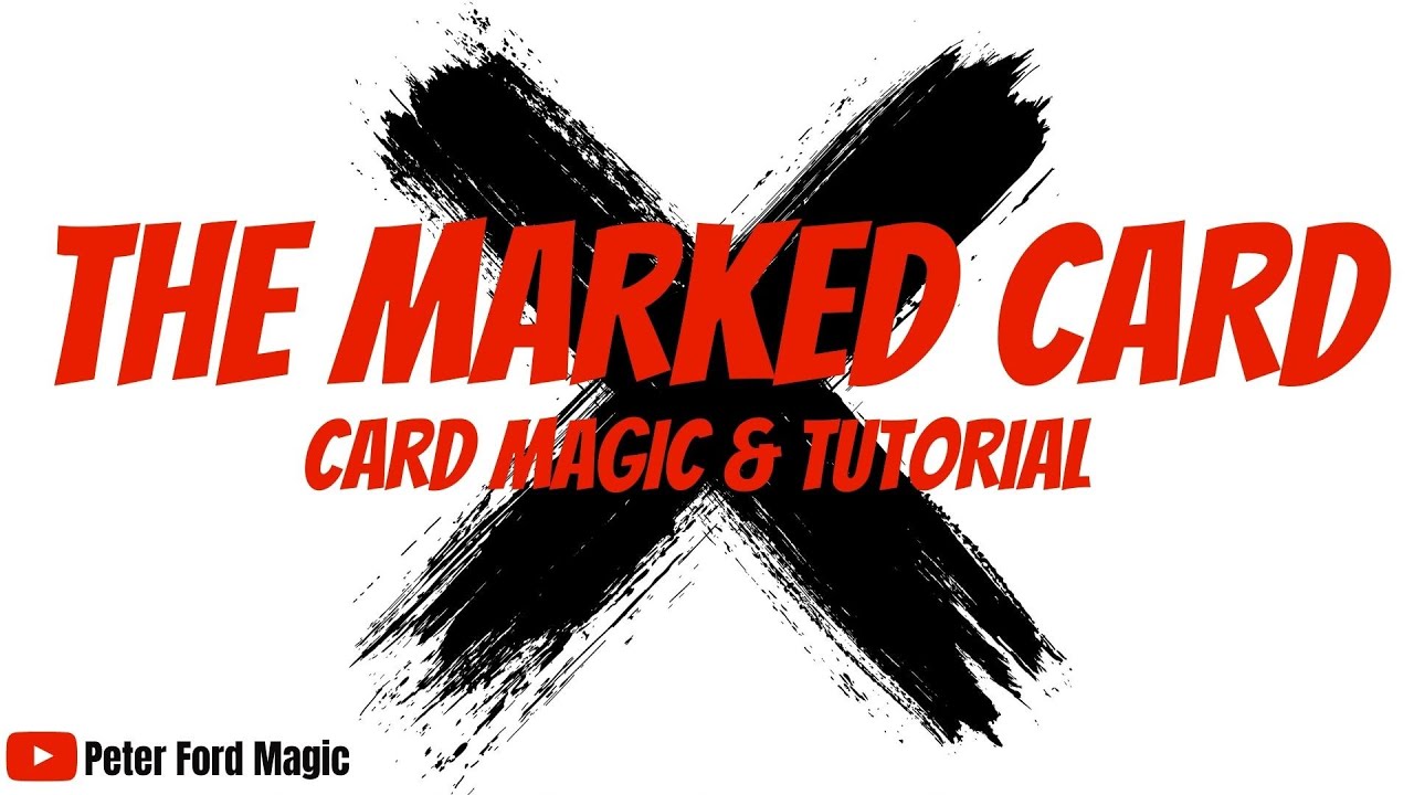 Easy Card Magic - The Marked Card - Red Bicycle Rider Back - YouTube
