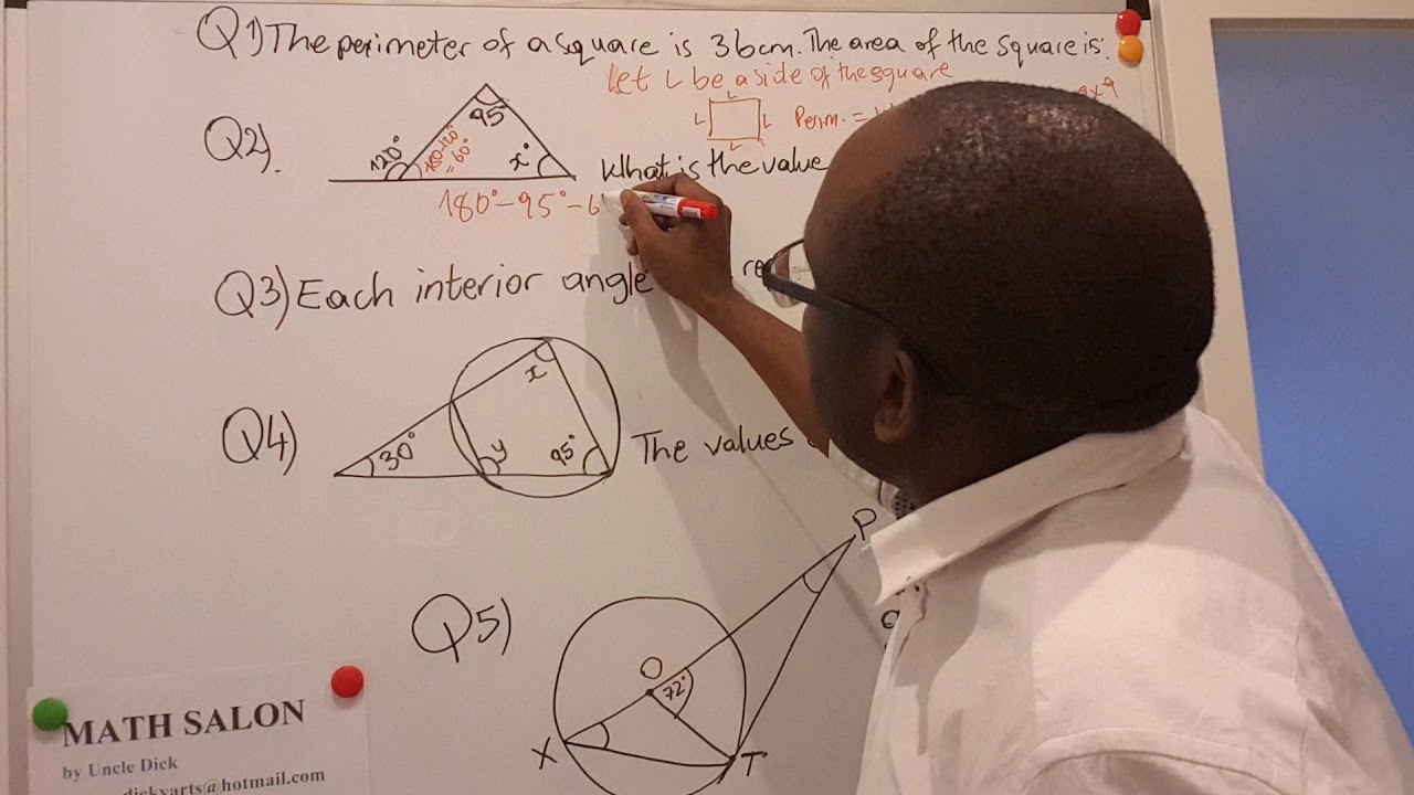 Mathematics GCE Ordinary level: Geometry - YouTube
