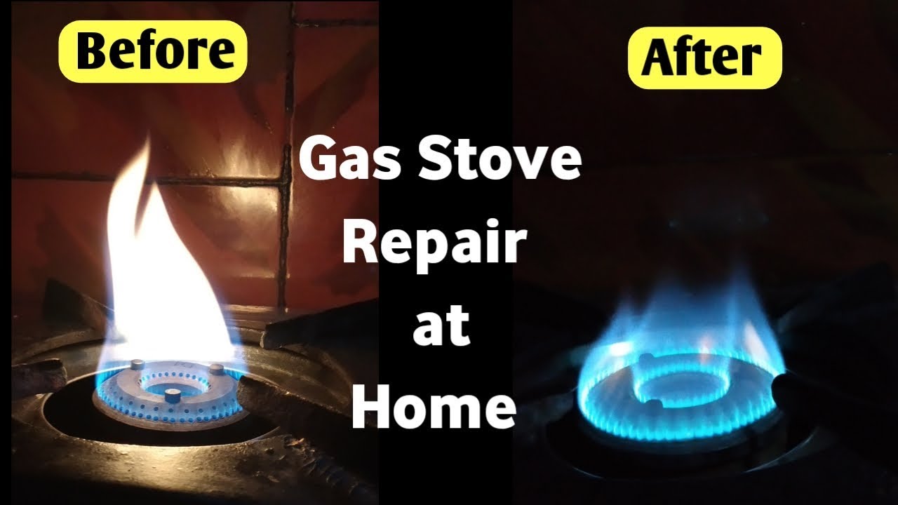 How to Clean, Repair and Service Gas Stove Burner at home | Gas oven ...