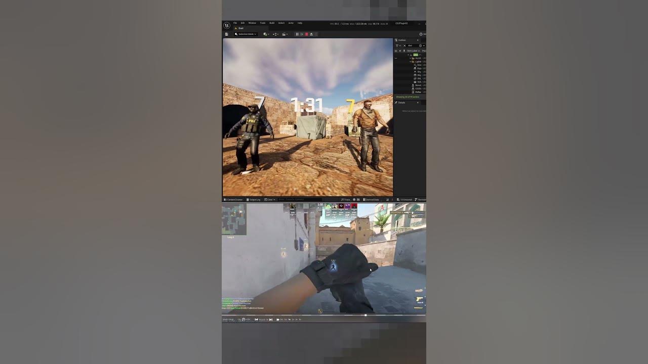 CS2 data live in Unreal Engine 5 - YouTube