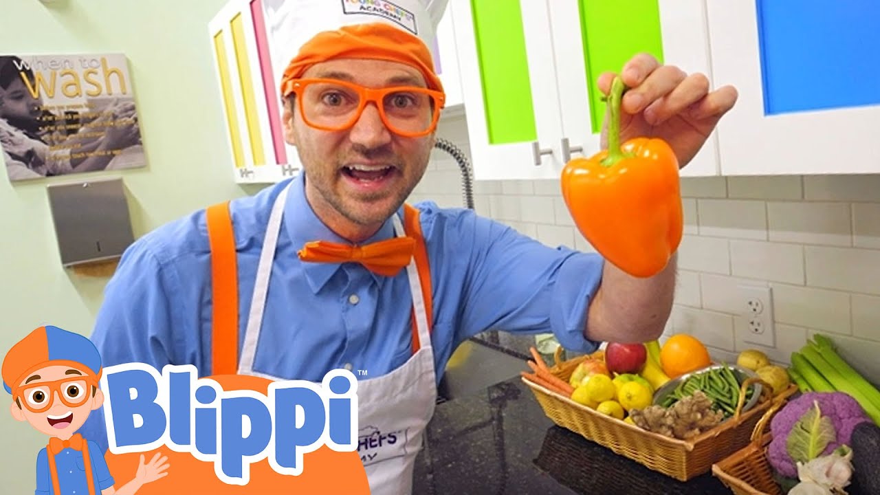 Cooking Healthy Treats With Blippi | Healthy Food Videos For Kids ...