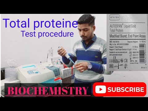 Total protein||Total protein test procedure in hindi||Total protein ...