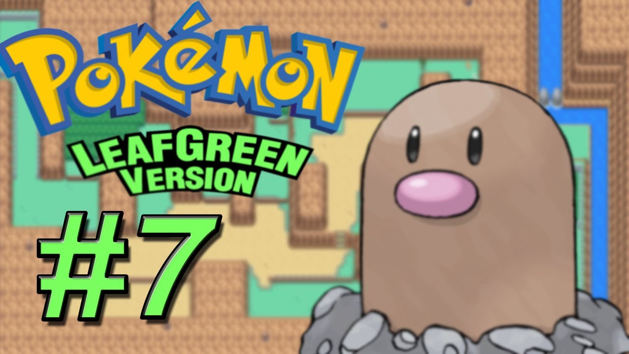 Lets Play Pokemon FireRed LeafGreen Part 7 - Diglett's Tunnel, Item ...