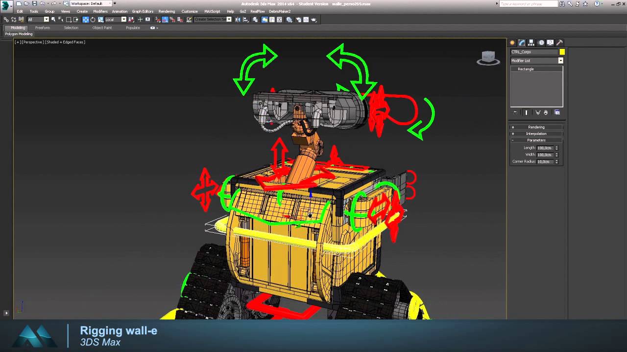Rigging - Wall-e - YouTube