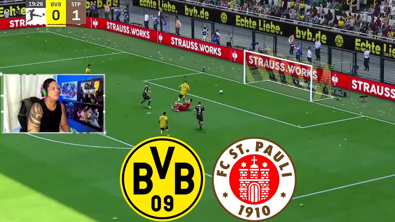 BORUSSIA X ST PAULI BUNDESLIGA 2025 SIMULAÇÃO FUTEBOL FIFA 25 - YouTube