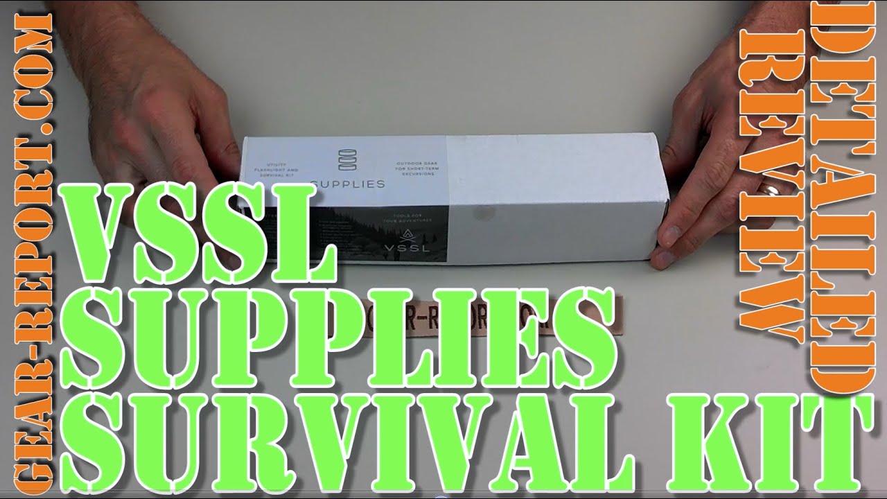 VSSL Supplies Survival Kit Detailed Review - Gear-Report.com - YouTube