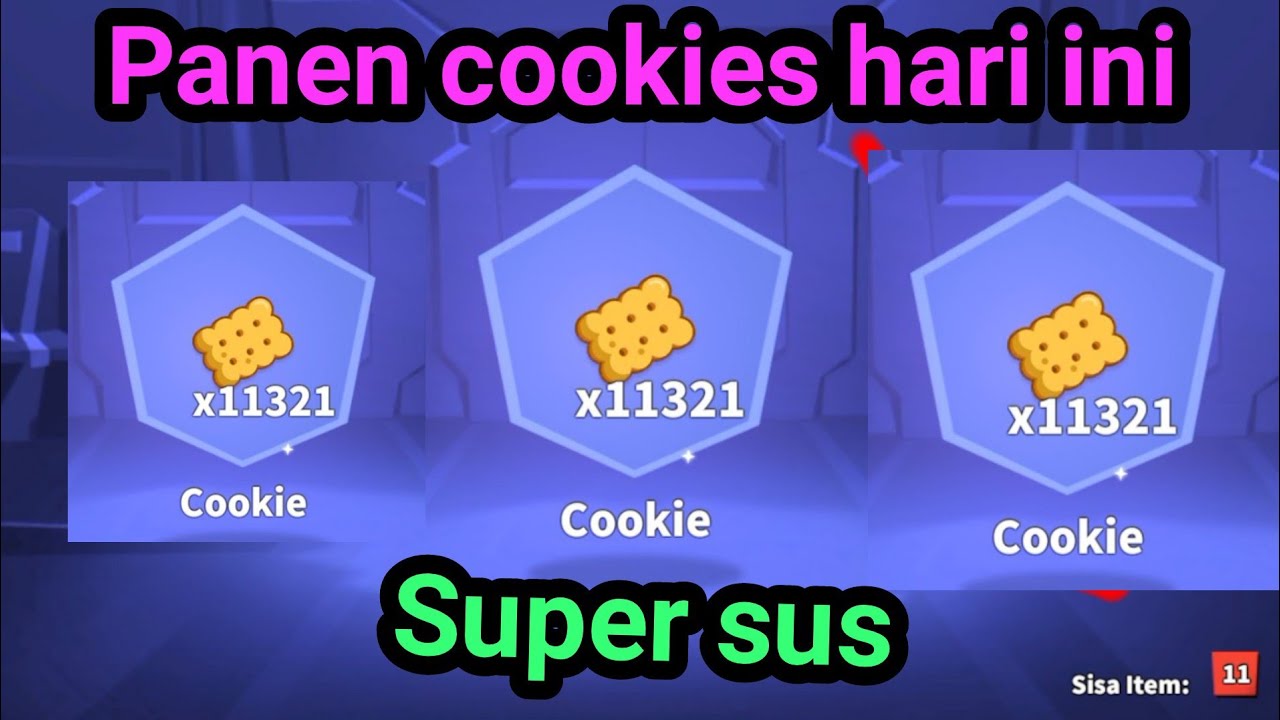 panen cookies hari ini super sus - klaim chest super sus || cara dapat ...