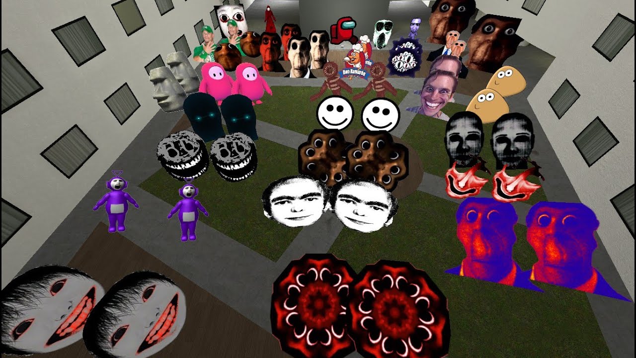 ALL FULL NICO'S NEXTBOT, 2D NEXTBOTS, OBUNGA NETBOT NEW UPDATE In Garry ...