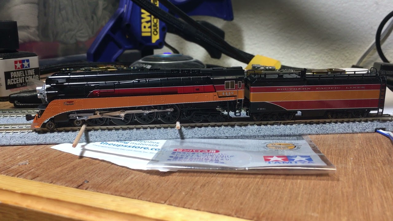 N scale Kato GS-4 with ESU 58731 - YouTube