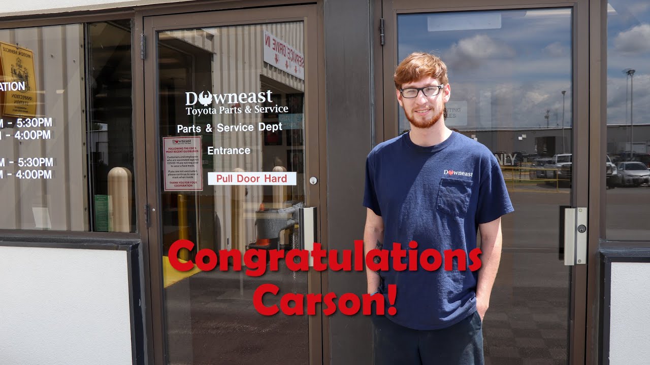 Congratulations Carson | EMCC Automotive Graduate - YouTube