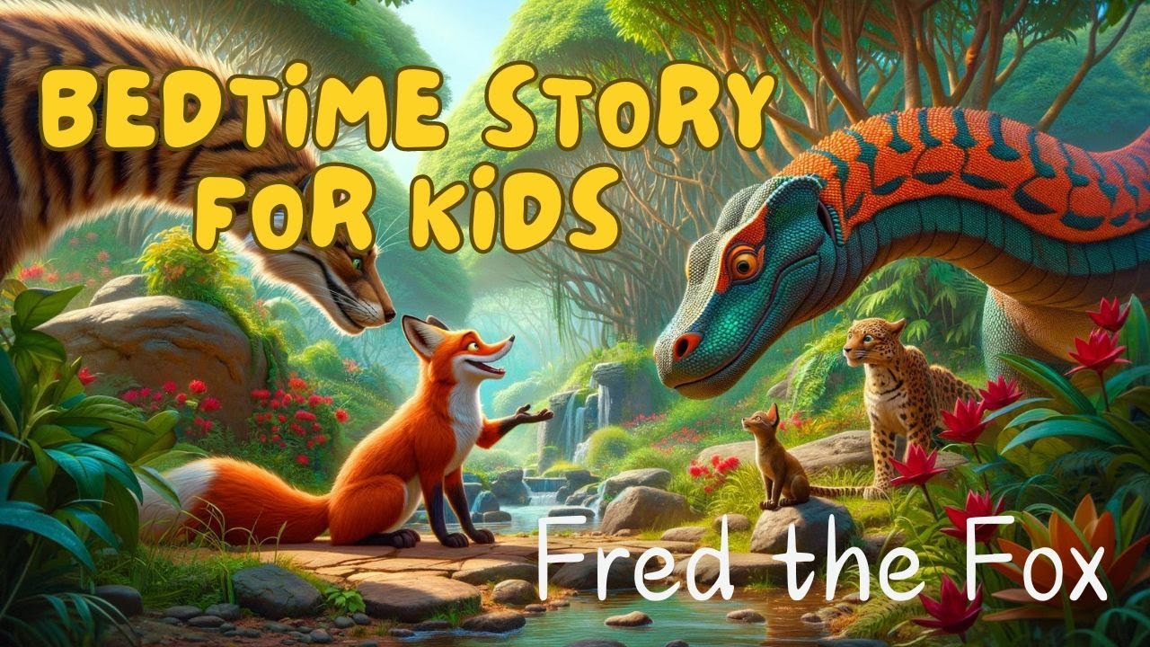 Bedtime Story for Kids | Fred the Fox | Good Sleep | Calming Voice ...
