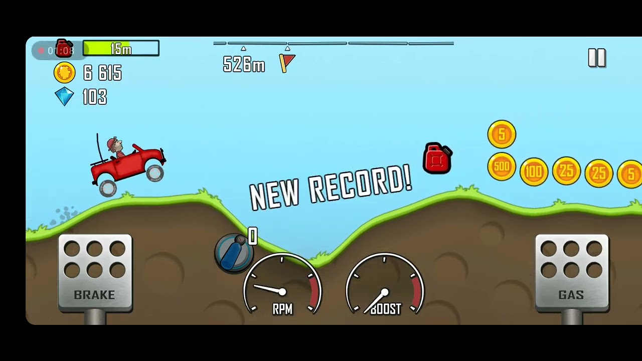 new record hill climb racing game | Amazing game driving | Hill ...