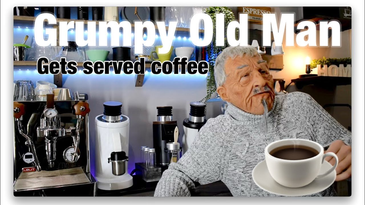 Overly Excited Barista Serves Grumpy Old Man Coffee ASMR Featuring ...