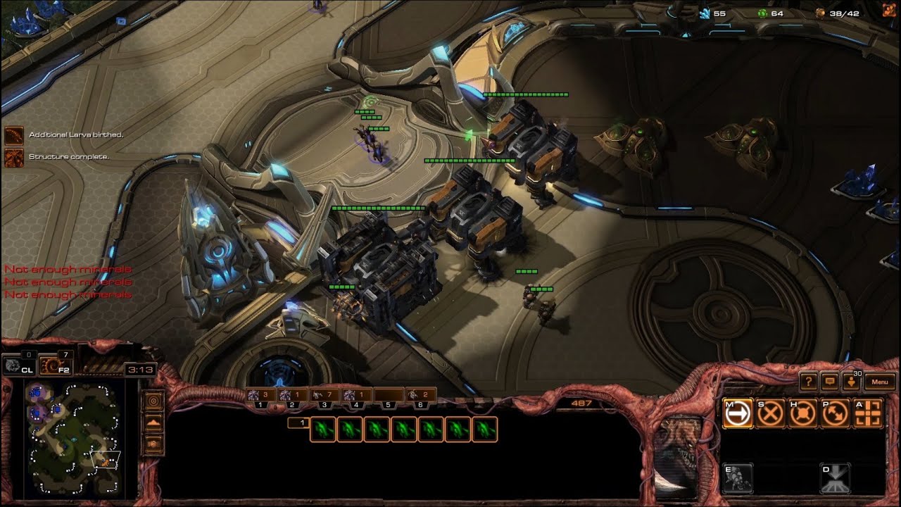 Starcraft 2 ZVT ระเบิดBarrack เปิดบ้าน - YouTube