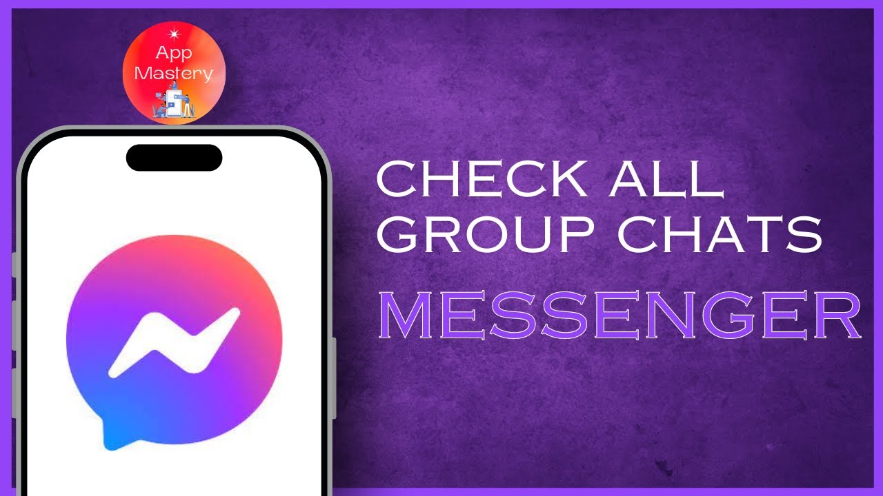 How To Check All Group Chats In Messenger 2024 | Full Guide - YouTube