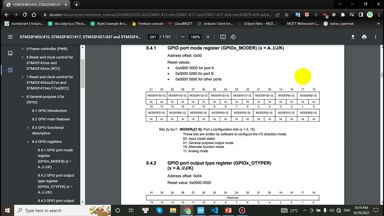 010 API GPIO INIT ( STM32 DRIVER ) - YouTube