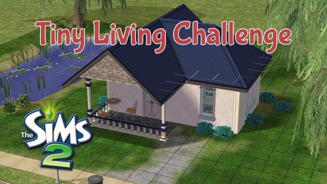 Building a Micro House in The Sims 2: Tiny Living Challenge - YouTube
