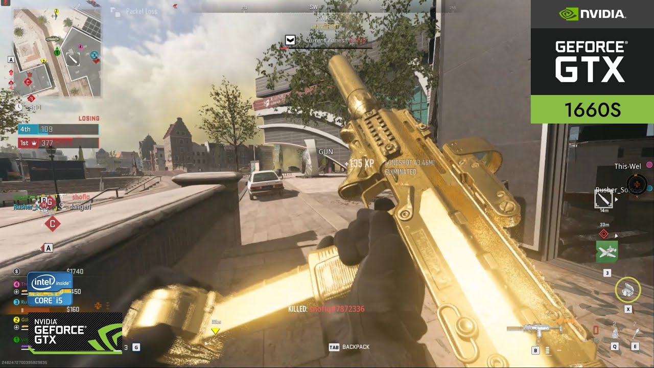 Call off Duty : Warzone Vondel Quads Victory | i5-4590 GTX 1660 SUPER ...