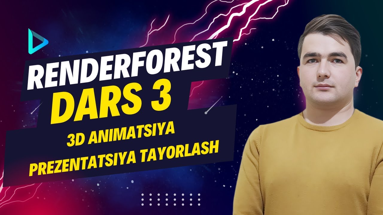 3d animatsiya prezentatsiya tayorlash | 3-dars - YouTube