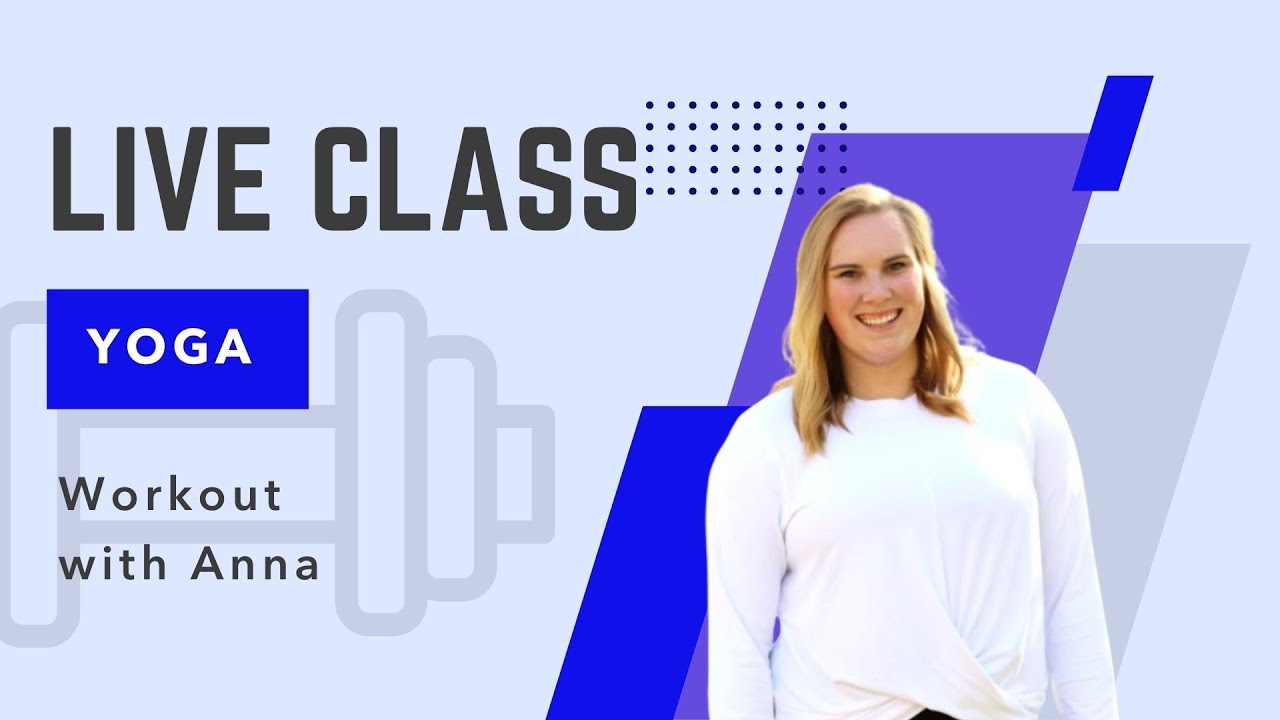Yoga | 12PM CT Live Class 7/25 with Anna | Refreshing Flow - YouTube