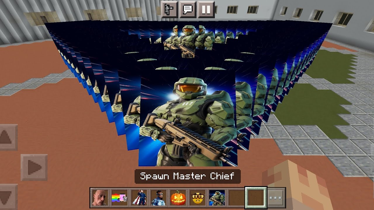 Master Chief Nextbot [Evade-P4] in Minecraft PE | #minecraftpeaddons ...