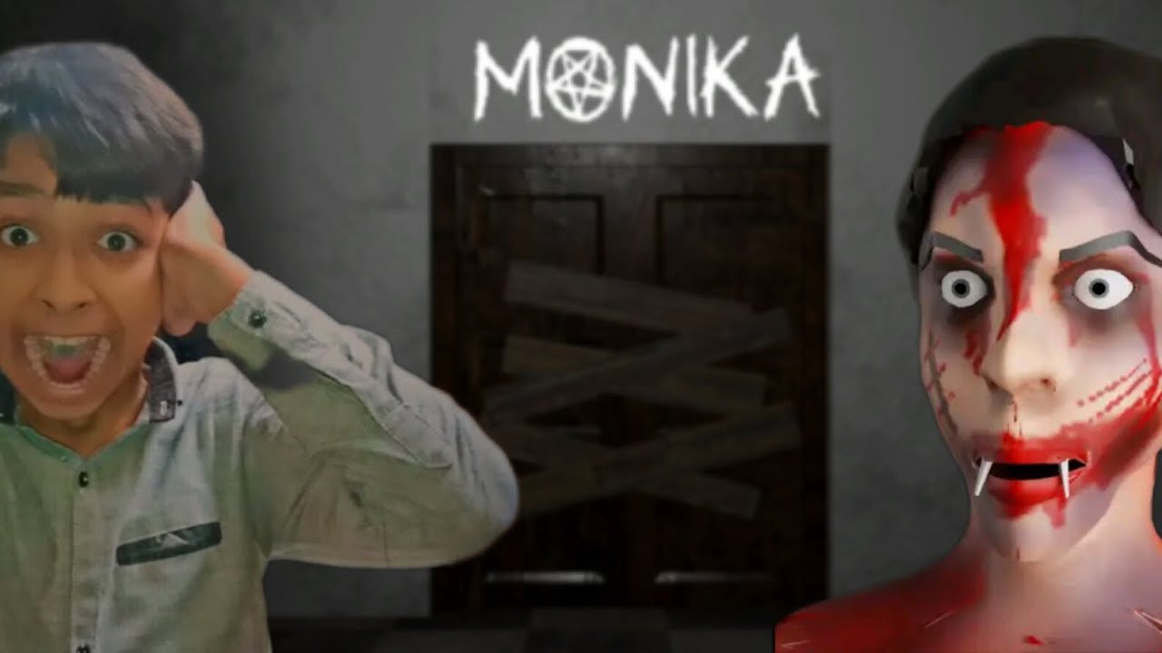 kamla sister Monika scary 😰 games #door skip#trending gamer - YouTube