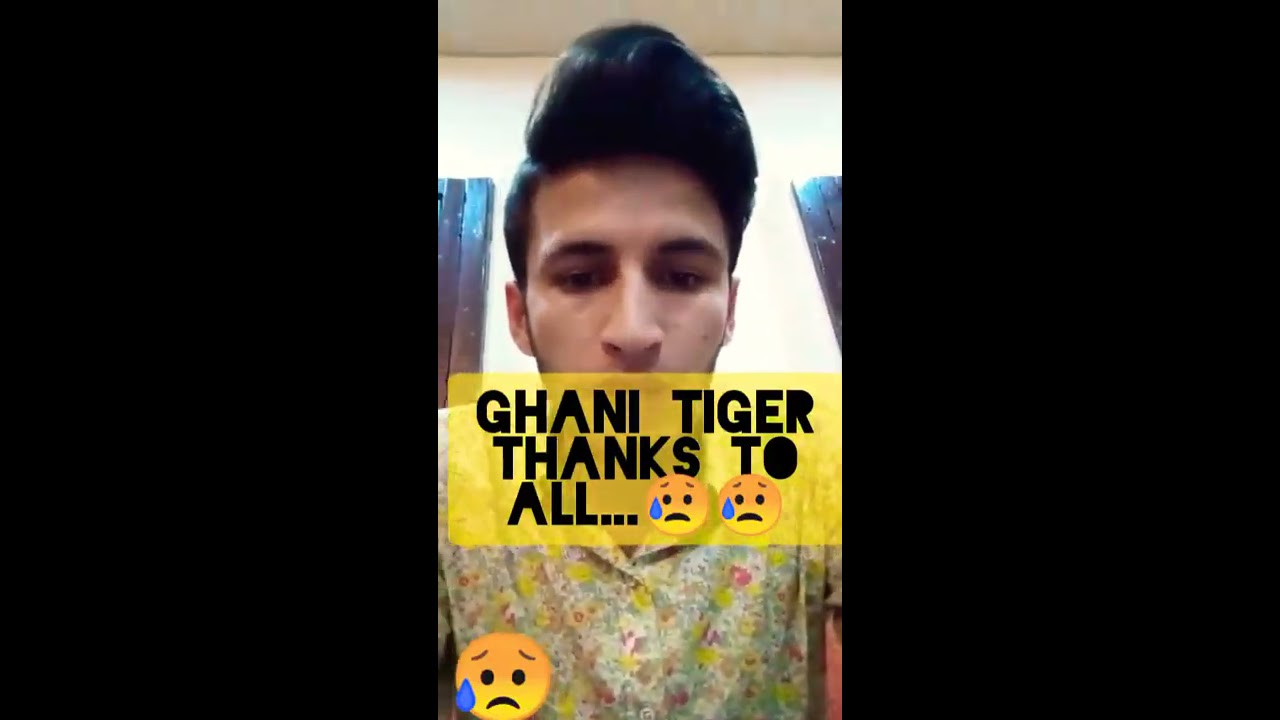 Ghani tiger thanks to All #tiktok #islam #corona #Foodstreet - YouTube