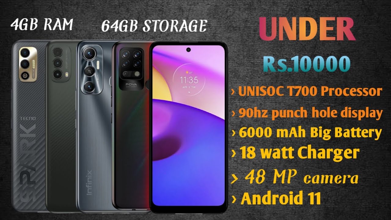 Top 5 Powerfull Gaming Phone Under 10000 in India 2021 |6000 mAh| Best ...