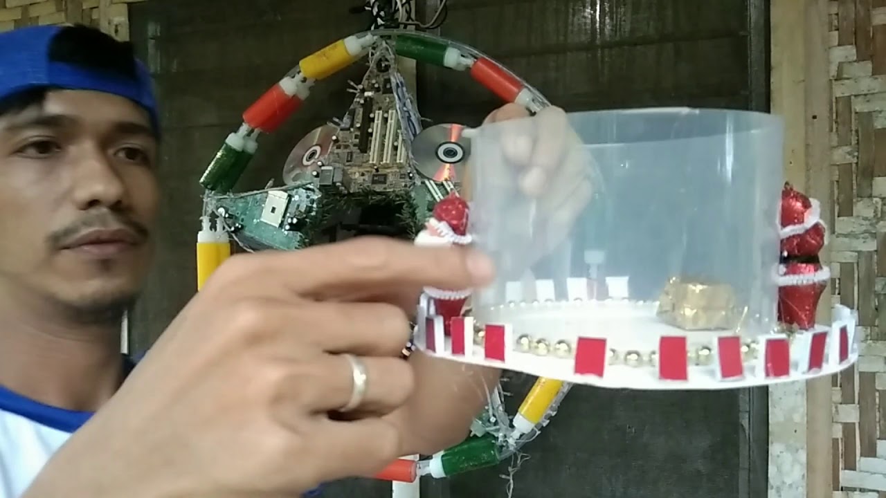 RESTORING OLD CHRISTMAS LANTERN / PAROL / RECYCLED IT PARTS / COMPUTER ...