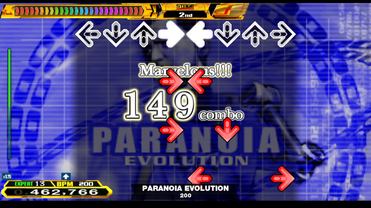 【DDR 4th】 PARANOIA EVOLUTION [DOUBLE EXPERT] 譜面確認＋クラップ - YouTube