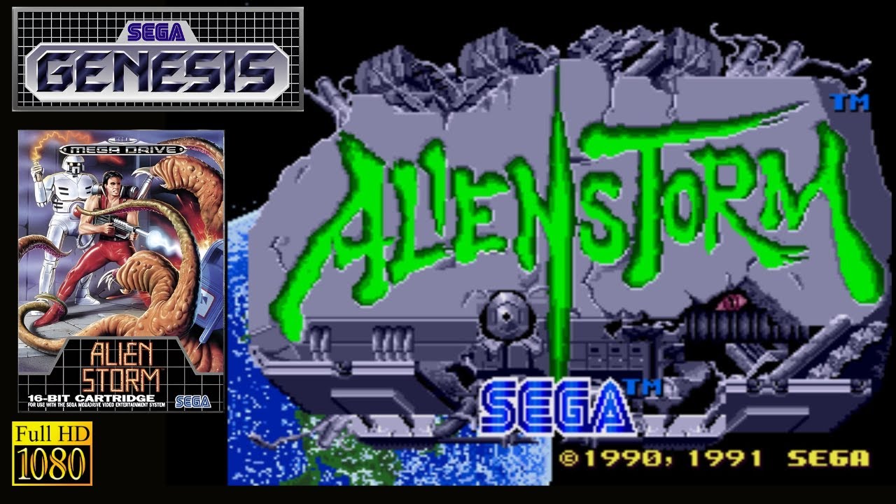 Alien Storm: Retro Arcade Action on Sega Genesis!👾Full Gameplay ...