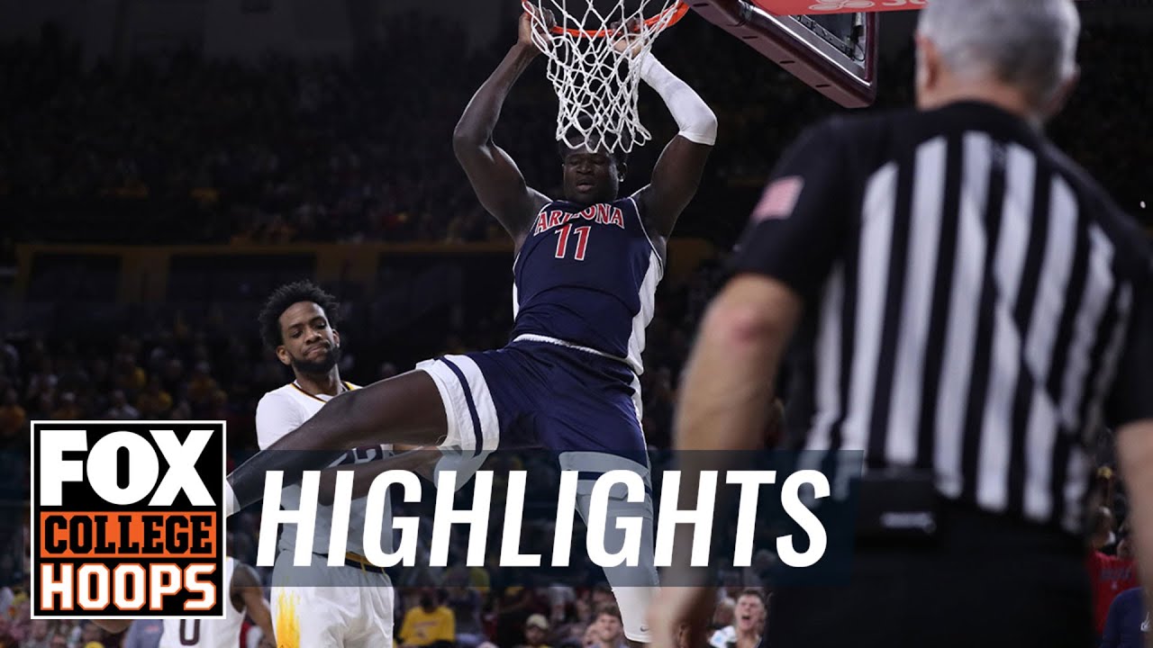 No. 5 Arizona vs. Arizona State Highlights | CBB on FOX - YouTube