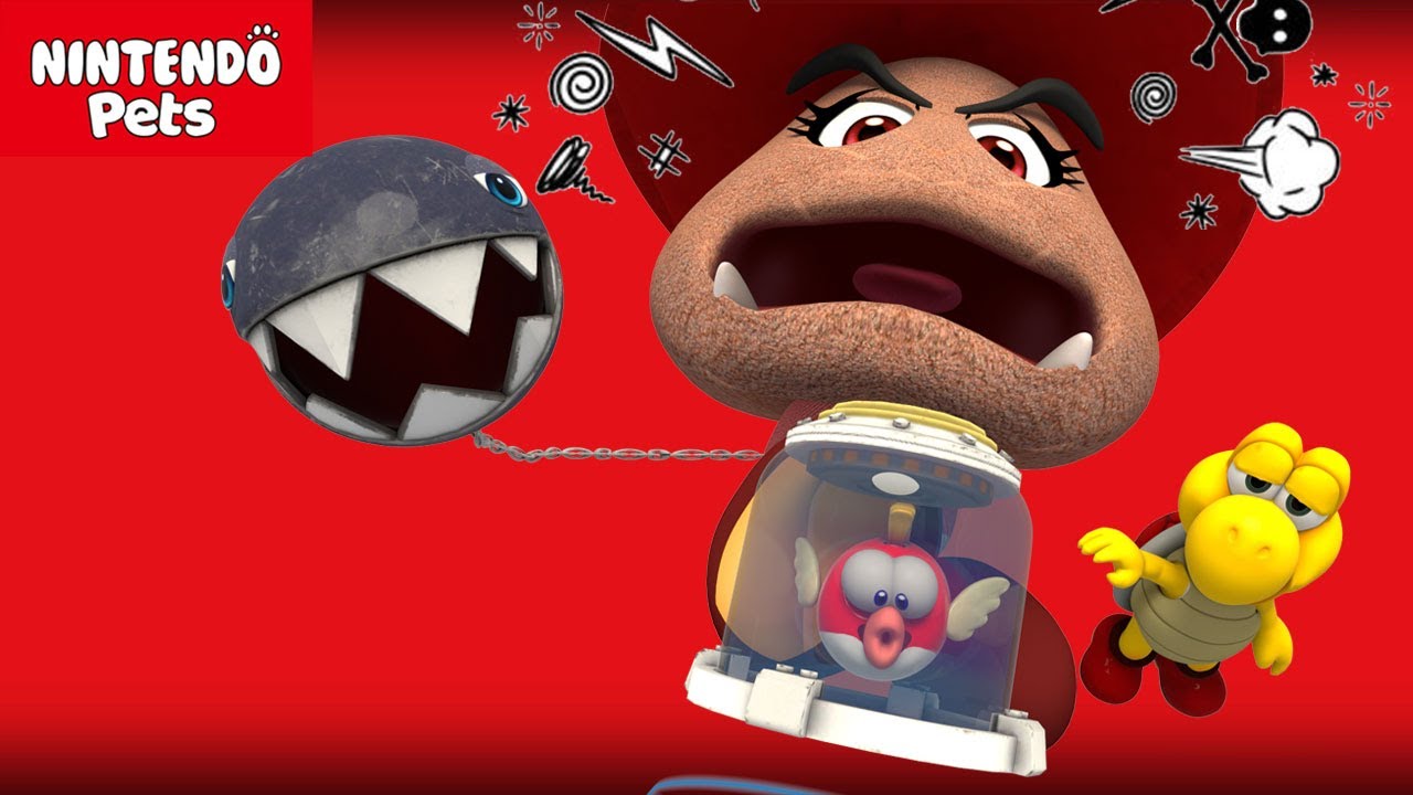 Transforming my angry little goomba 😡 into a sweet goomba 😊 #nintendo # ...