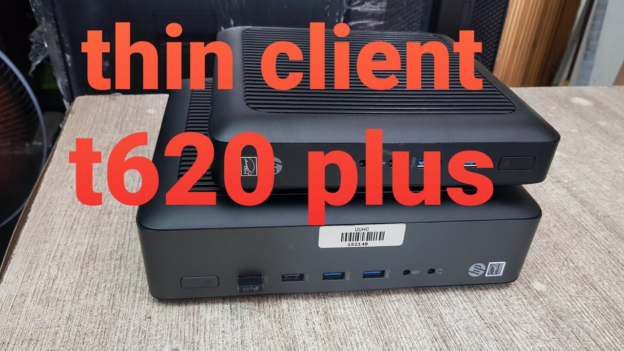 Thin Client HP t620 PLUS Quad Core CPU AMD - M2.SATA SSD 256GB - YouTube