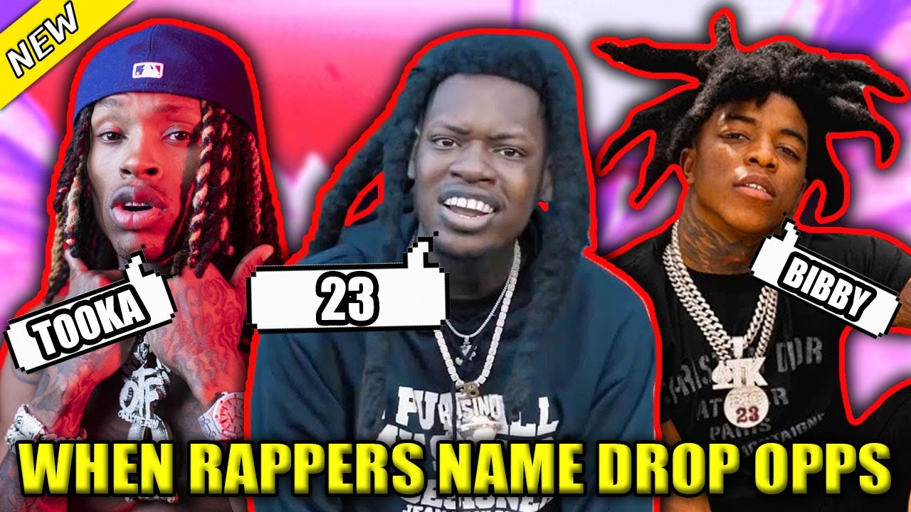 WHEN RAPPERS NAME DROP OPPS - YouTube