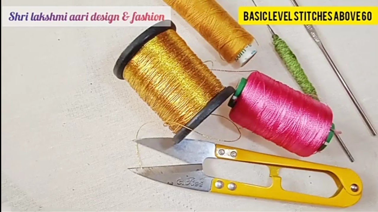 Class 3- Aari basic chain stitch (part 1) - YouTube