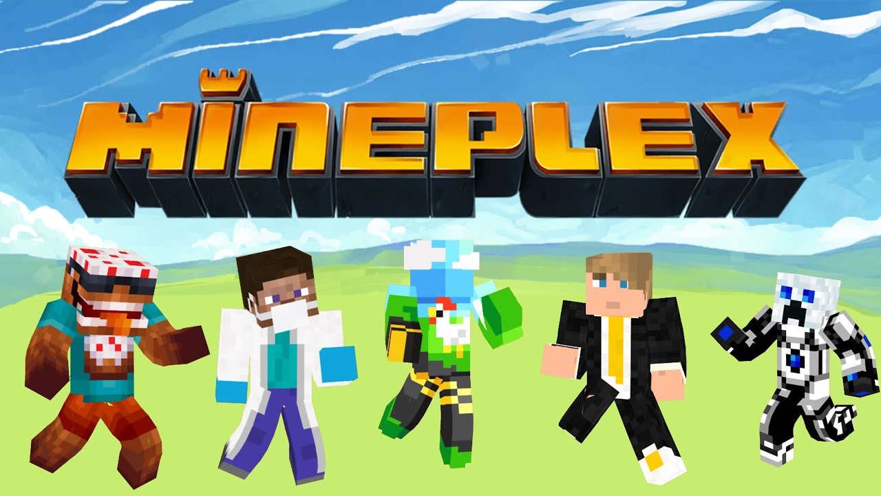 Playing Minecraft Minigames on Mineplex! - YouTube