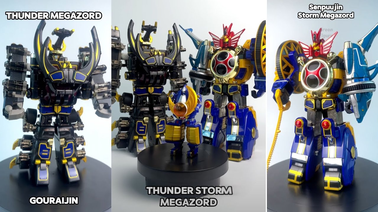 DX Storm Megazord / Thunder Megazord - Mini Zord - ThunderStorm ...
