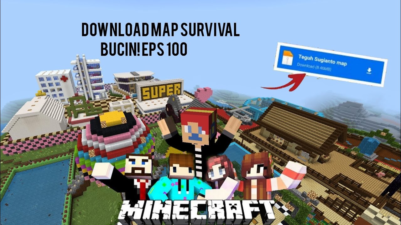 cara download map survival bucin teguh Sugianto full showcase map! eps ...