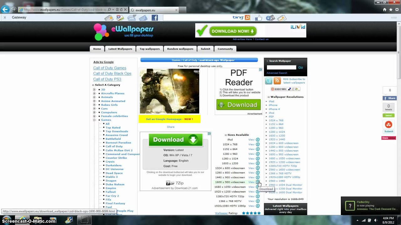 How to install HD backgrounds on your computer - YouTube