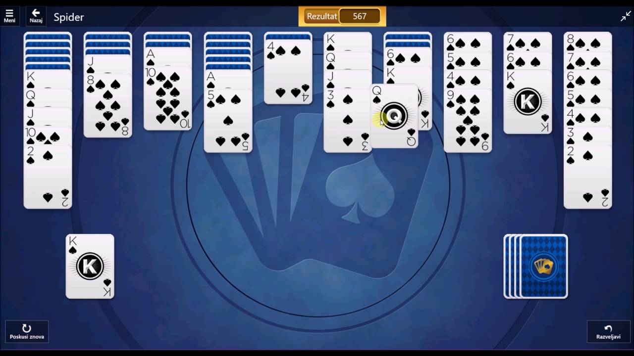 Microsoft Solitaire Collection - Spider October 10 2016 - YouTube
