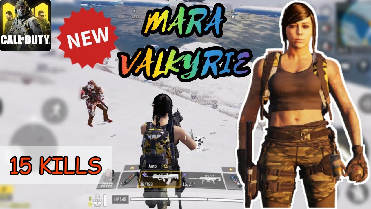 *NEW MARA - VALKYRIE* | CALL OF DUTY MOBILE GAMEPLAY | 15 KILLS | BR ...