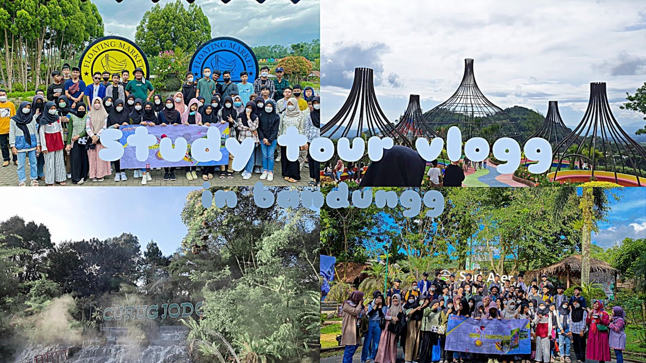 vlog | study tour ( bandung ) ⛰️ part 1 - YouTube