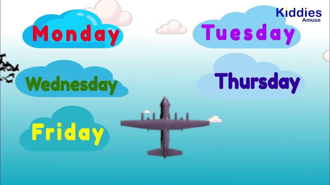 Days of the week | Learn 7 days of the week | Nursery rhymes for kids ...