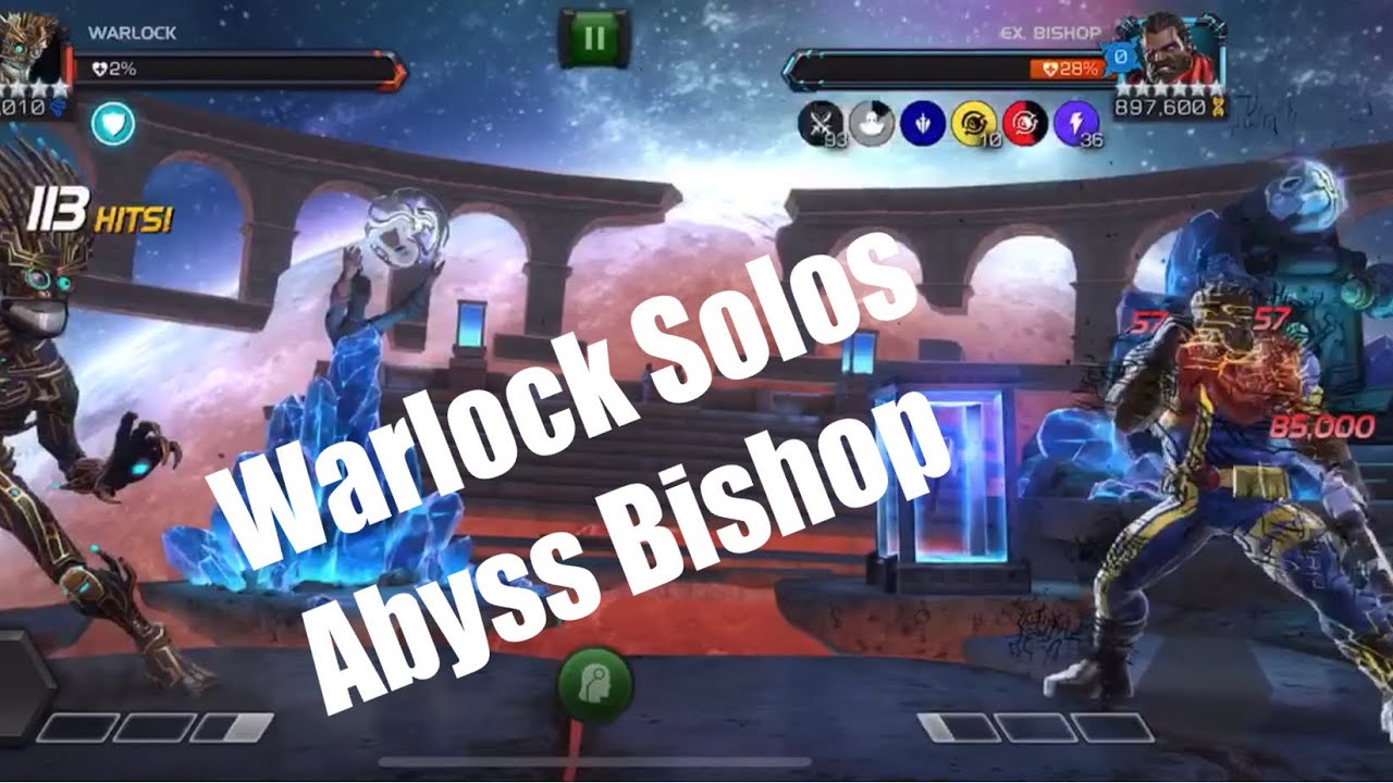 Mcoc Abyss Bishop Solo With Warlock - YouTube