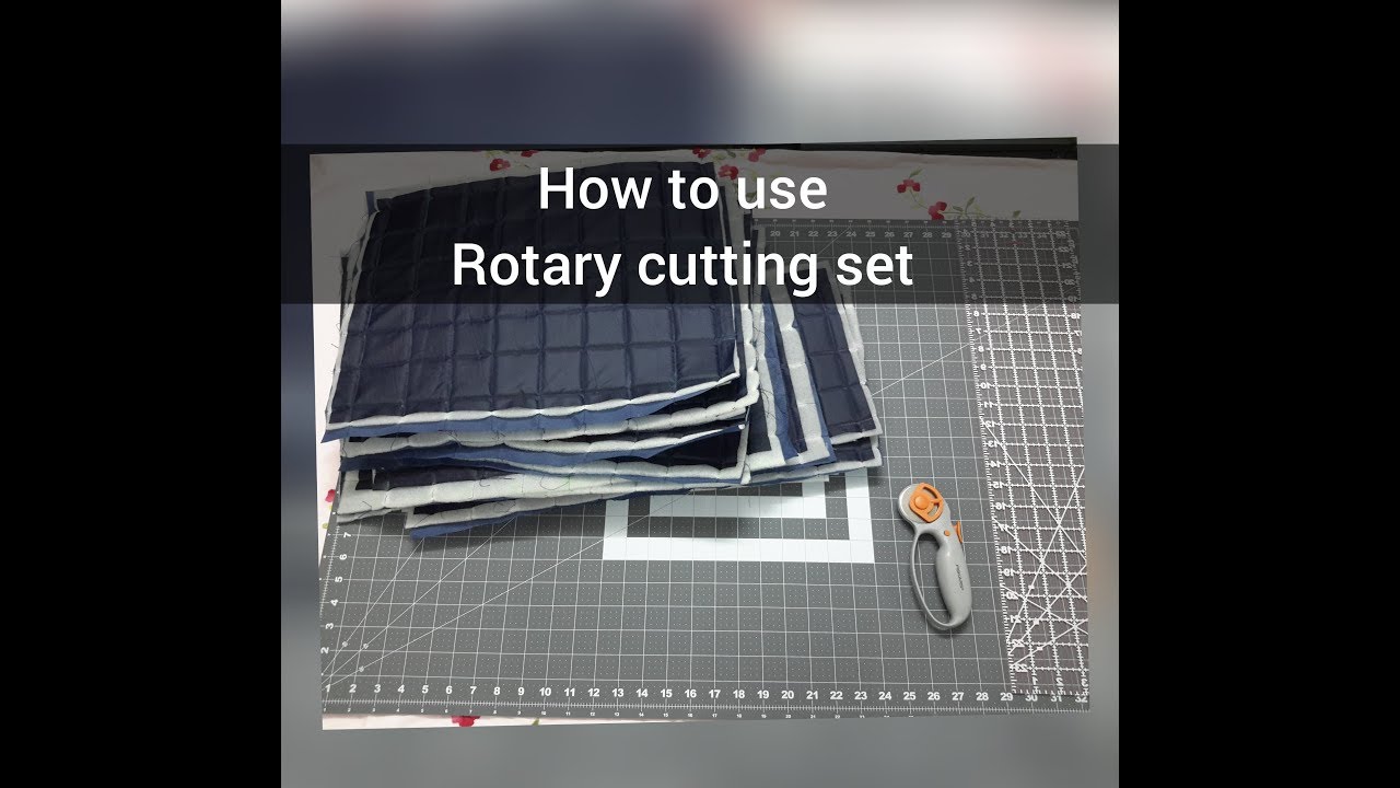 how to use rotary cutting set - YouTube
