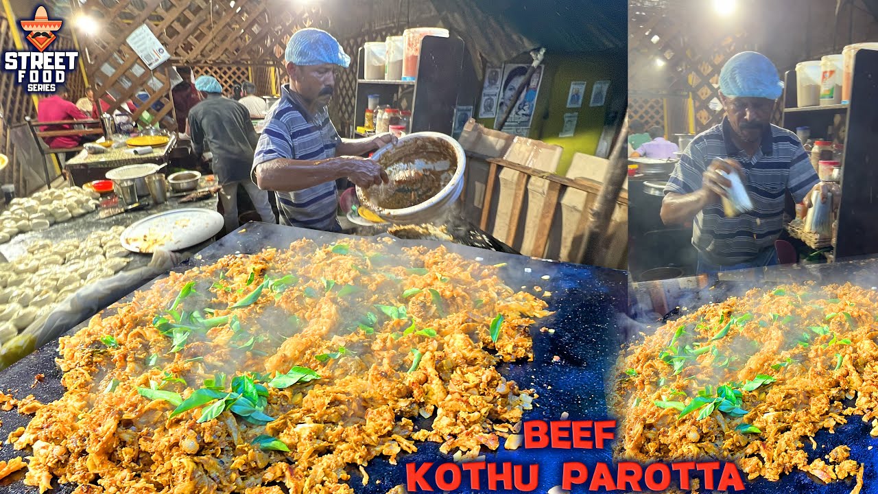 Amazing Beef Kothu Parotta Making 😋| Kerala Special | Street Food ...