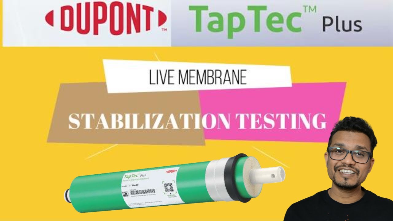 TapTec™️ Plus RO Membrane- Stabilization & Flow Test - YouTube