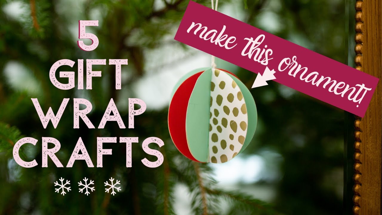 These Leftover Wrapping Paper Ideas Make The Cutest Crafts YouTube These Leftover Wrapping Paper Ideas Make The Cutest Crafts YouTube